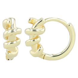 Adelia&acute;s Paar Ohrh&auml;nger ADELIA&acute;S "Ohrringe aus 925 Silber", Damen, Gr. Damen, Silber 925 (Sterlingsilber), gold, Ohrringe, Geschenkidee: zeitlos und vielseitig