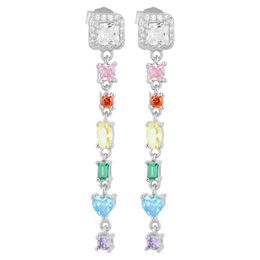 Adelia&acute;s Paar Ohrh&auml;nger ADELIA&acute;S "Ohrringe &ndash; Ohrstecker aus 925 Silber mit Zirkonia", Damen, Gr. Damen, Silber 925 (Sterlingsilber), silber, Ohrringe, Zum Verschenken &ndash; passend f&uuml;r viele Anl&auml;sse