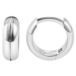 Adelia&acute;s Klappcreolen ADELIA&acute;S "Ohrringe &ndash; Klappcreole aus 925 Silber", Damen, Gr. Damen, Silber 925 (Sterlingsilber), silber, Ohrringe Klappcreolen, Zum Verschenken &ndash; passend f&uuml;r viele Anl&auml;sse