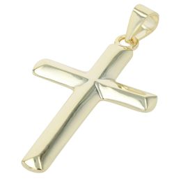 Adelia&acute;s Kettenanh&auml;nger ADELIA&acute;S "Anh&auml;nger &ndash; Kreuzanh&auml;nger aus 925 Silber", gold, Schmuckanh&auml;nger, Damen, Silber 925 (Sterlingsilber), Kettenanh&auml;nger, Geschenkidee: zeitlos und vielseitig