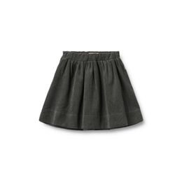 Sommerrock Wheat "Wheat Skirt Sissi", M&auml;dchen, Gr. 104, schwarz sea, 100% Baumwolle (Bio), unifarben, loose fit, R&ouml;cke