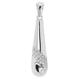 Adelia&acute;s Kettenanh&auml;nger ADELIA&acute;S "Anh&auml;nger aus 333 Gold mit Zirkonia", silber, Schmuckanh&auml;nger, Damen, Gelbgold 333, Kettenanh&auml;nger, Zum Verschenken &ndash; ideal zum einfach so