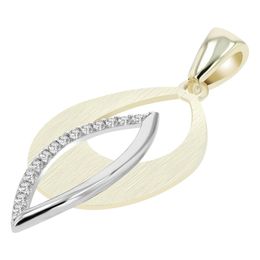Adelia&acute;s Kettenanh&auml;nger ADELIA&acute;S "Anh&auml;nger aus 333 Gold mit Zirkonia", wei&szlig;, Schmuckanh&auml;nger, Damen, Gelbgold 333, Kettenanh&auml;nger, Perfekt als Geschenk f&uuml;r besondere Menschen