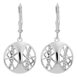 Adelia&acute;s Paar Ohrh&auml;nger ADELIA&acute;S "Ohrringe &ndash; Ohrh&auml;nger aus 925 Silber mit Zirkonia", Damen, Gr. Damen, Silber 925 (Sterlingsilber), silber, Ohrringe, Perfekt als Geschenk f&uuml;r besondere Menschen