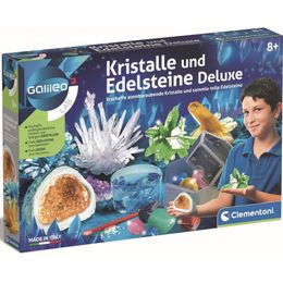 Experimentierkasten Clementoni "Galileo, Kristalle und Edelsteine Deluxe", wei&szlig;, neutral, Experimentierk&auml;sten, Kinder, Made in Europe