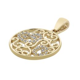 Adelia&acute;s Kettenanh&auml;nger ADELIA&acute;S "Anh&auml;nger &ndash; Herz Herzanh&auml;nger aus 333 Gold", gold, Schmuckanh&auml;nger, Damen, Gelbgold 333, Kettenanh&auml;nger, Perfekt zum Verschenken an besondere Menschen