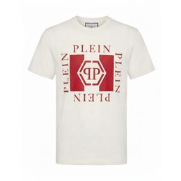 T-Shirt Philipp Plein "Jersey T-Shirt Plein PP", Jungen, Gr. XL, 01, wei&szlig;, Stoff: 100% Baumwolle, Shirts T-Shirt