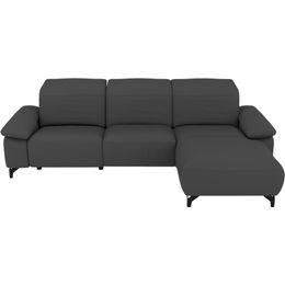 Ecksofa Musterring "MR370", schwarz, B:280cm H:83cm T:180cm, 100% Leder, Sofas, Ecksofa, Farbe, Material, Sitzkomfort und Funktion w&auml;hlbar, Ma&szlig;e 280 x 180 cm