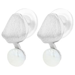 Adelia&acute;s Paar Ohrh&auml;nger ADELIA&acute;S "Ohrringe &ndash; Ohrstecker aus 925 Silber mit S&uuml;&szlig;wasserperle", Damen, Gr. Damen, Silber 925 (Sterlingsilber), silber, Ohrringe, Ein kleines Geschenk mit gro&szlig;er Wirkung