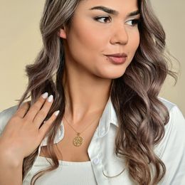 Adelia&acute;s Kettenanh&auml;nger ADELIA&acute;S "Anh&auml;nger &ndash; Lebensbaumanh&auml;nger aus 925 Silber mit Zirkonia", gold, Schmuckanh&auml;nger, Damen, Silber 925 (Sterlingsilber), Kettenanh&auml;nger, Perfekt als Geschenk zum Valentinstag
