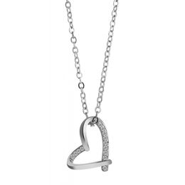 Adelia&acute;s Kette mit Anh&auml;nger ADELIA&acute;S, silber (silber, herz), Halsketten, Damen, unbekannt, Silber 925 (Sterlingsilber)