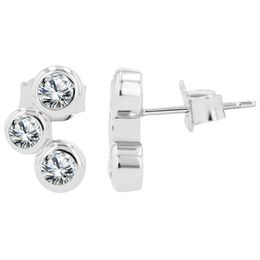 Adelia&acute;s Paar Ohrh&auml;nger ADELIA&acute;S "Ohrringe &ndash; Ohrstecker aus 925 Silber", Damen, Gr. Damen, Silber 925 (Sterlingsilber), silber, Ohrringe, Sch&ouml;ne Geschenkidee zum Jubil&auml;um