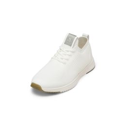 Marc O'Polo MARC O'POLO Herren Sneaker "aus recyceltem Polyester", Gr. 42wei&szlig;, Obermaterial: 97% Polyester, 3% Elasthan, unifarben, Schuhe
