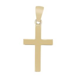 Adelia&acute;s Kettenanh&auml;nger ADELIA&acute;S "Anh&auml;nger &ndash; Kreuz Kreuzanh&auml;nger aus 333 Gold", gold, Schmuckanh&auml;nger, Damen, Gelbgold 333, Kettenanh&auml;nger, Ein kleines Geschenk mit gro&szlig;er Wirkung