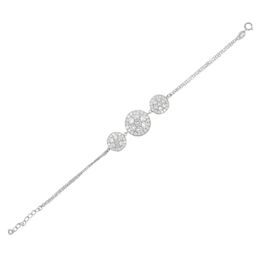 Adelia&acute;s Armband ADELIA&acute;S "Armband aus 925 Silber mit Zirkonia 17+3 cm", silber, Armb&auml;nder, Damen, 20cm, Silber 925 (Sterlingsilber), Armband, Ideal als Geschenk zum einen besonderen Tag