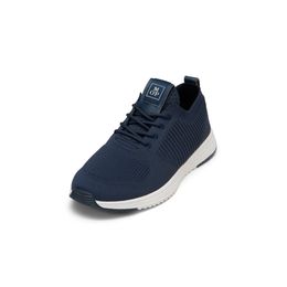 Marc O'Polo Sneaker MARC O'POLO "aus recyceltem Polyester", Herren, Gr. 40, true navy, Obermaterial: 97% Polyester, 3% Elasthan, unifarben, Schuhe Sneaker