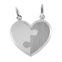 Adelia&acute;s Kettenanh&auml;nger ADELIA&acute;S "Anh&auml;nger &ndash; Herz Gravuranh&auml;nger aus 925 Silber", silber, Schmuckanh&auml;nger, Damen, Silber 925 (Sterlingsilber), Kettenanh&auml;nger, Ein Geschenk, das Freude macht