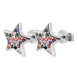 Adelia&acute;s Paar Ohrh&auml;nger ADELIA&acute;S, bunt, Ohrringe, Damen, Damen, Silber 925 (Sterlingsilber)