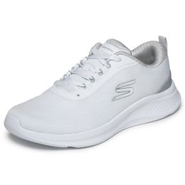 Sneaker Skechers "SKECH-LITE PRO 2.0", Damen, Gr. 38, wei&szlig;, Textil, Glitzer, Schuhe Sneaker, Schn&uuml;rschuh, Freizeitschuh mit Memory Foam