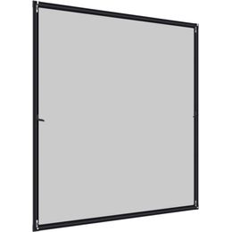Insektenschutz-Fensterrahmen Windhager "Expert aus starkem Fiberglasgewebe, Insektenschutzgitter f&uuml;r Fenster", rahmen: anthrazit gewebe: anthrazit, B:100cm H:120cm, Insektenschutzgitter, Fliegengitter in wei&szlig;, anthrazit erh&auml;ltlich, 100x120cm, ohne bohren