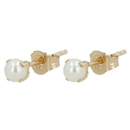 Adelia&acute;s Paar Ohrh&auml;nger ADELIA&acute;S "Ohrringe &ndash; Ohrstecker aus 333 Gold mit Perle", Damen, Gr. Damen, gold, Ohrringe, Zum Verschenken an Menschen, die Ihnen am Herzen liegen