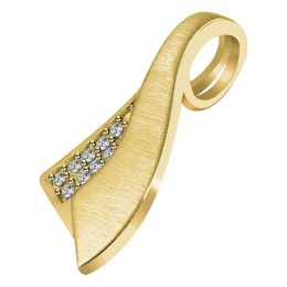 Adelia&acute;s Kettenanh&auml;nger ADELIA&acute;S "Anh&auml;nger aus 333 Gold mit Zirkonia", gold, Schmuckanh&auml;nger, Damen, Gelbgold 333, Kettenanh&auml;nger, Zum Verschenken &ndash; passend f&uuml;r viele Anl&auml;sse