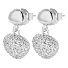 Adelia&acute;s Paar Ohrh&auml;nger ADELIA&acute;S "Ohrringe &ndash; Ohrstecker aus 925 Silber", Damen, Gr. Damen, Silber 925 (Sterlingsilber), silber, Ohrringe, Ideal zum Verschenken &ndash; schlicht und stilvoll