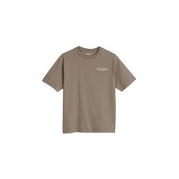 Marc O'Polo T-Shirt MARC O'POLO "mit Logo-R&uuml;ckenprint", Jungen, Gr. 152, charlston gray, Obermaterial: 100% Baumwolle, unifarben, regular fit, Rundhals, normaler Saum, Shirts T-Shirt