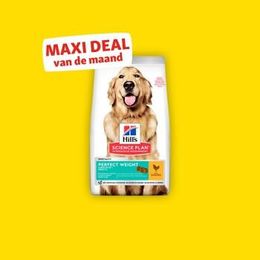 Hill's Hill's Hill&rsquo;s Science Plan Trockenfutter Hund, Perfect Weight, Large Breed Adult, mit Huhn 12 kg