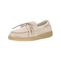 Marc O'Polo Mokassin MARC O'POLO "Marc O'Polo Mokassin Veloursleder", Damen, Gr. 37, beige, Veloursleder, Schuhe Mokassin