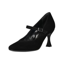 Slingpumps Paul Green "Paul Green Pumps Veloursleder", Damen, Gr. 41, schwarz, Veloursleder, Schuhe Slingpumps
