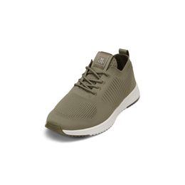 Marc O'Polo Sneaker MARC O'POLO "aus recyceltem Polyester", Herren, Gr. 40, oak ash, Obermaterial: 97% Polyester, 3% Elasthan, unifarben, Schuhe Sneaker
