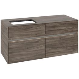 Villeroy & Boch Villeroy & Boch Waschtischunterschrank Collaro C113B0 1200x548x500mm mit Beleuchtung Stone Oak C113B0RK