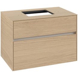 Villeroy & Boch Villeroy & Boch Waschtischunterschrank Collaro 800x548x500mm 2 Ausz. Waschbecken mittig Nordic Oak C12400VJ
