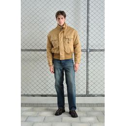 Taschen-Detaillierte Jacke mit Rei&szlig;verschluss