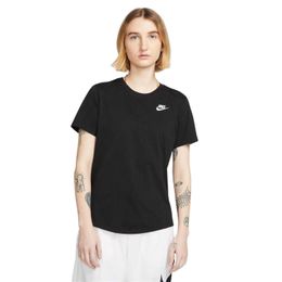Nike - "Club" T-Shirt f&uuml;r Damen (Schwarz)