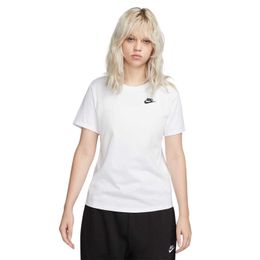 Nike - "Club" T-Shirt f&uuml;r Damen (Wei&szlig;)
