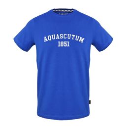 Aquascutum - T-Shirt f&uuml;r Herren, Logo (Himmel)