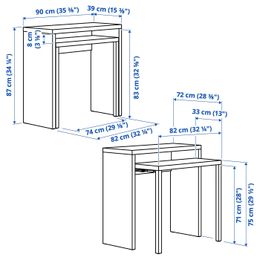 IKEA L&Auml;NGDHOPP / KRYLBO Schreibtisch und Stuhl