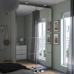 IKEA PAX / AULI Kleiderschrank mit Schiebet&uuml;ren