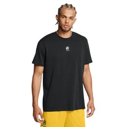 Under Armour - "Curry" T-Shirt f&uuml;r Herren, Schwer (Schwarz/Wei&szlig;)