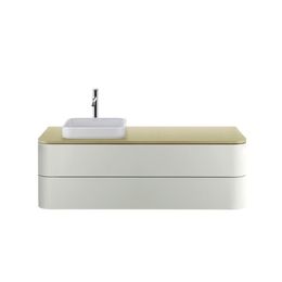 Duravit Happy D.2 Plus Konsole Mediterrane Eiche Matt 1300x550x16 mm - HP031KL7171 HP031KL7171
