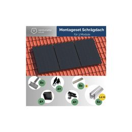 Montageset PremiumLine Schr&auml;gdach f&uuml;r 3 Module