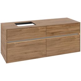 Villeroy & Boch Villeroy & Boch Waschtischunterschrank Collaro C132B0 1400x548x500mm mit Beleuchtung Kansas Oak C132B0RH