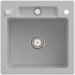 Villeroy & Boch Villeroy & Boch Einbausp&uuml;le Siluet 50 S 510x510mm Exc-Garn. aus TitanCeram Steam cplus, 334502SM 334502SM