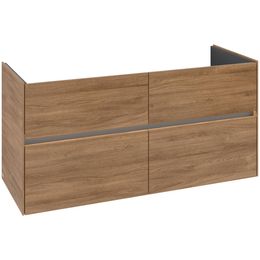 Villeroy & Boch Villeroy & Boch Waschtischunterschrank Collaro C147B0 472x609,5x1261mm mit Beleuchtung Kansas Oak C147B0RH