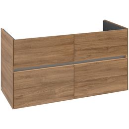 Villeroy & Boch Villeroy & Boch Waschtischunterschrank Collaro C146B0 472x609,5x1161mm mit Beleuchtung Kansas Oak C146B0RH