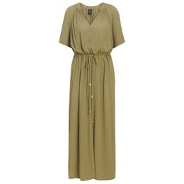 Gina Damen Kleid in Crinkle-Optik