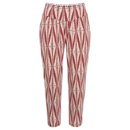 Lascana 7/8-Strandhose 'aus leichtem Viskosejersey' mehrfarbig Gr. 34 f&uuml;r Damen. Mit Allover-Druck. Figurumspielend. Nachhaltig.