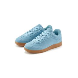 ELBSAND Sneaker 'Freizeitschuh, Schn&uuml;rschuh, Turnschuh, Retro Sneaker, Lederschuh' blau Gr. 43 f&uuml;r Damen